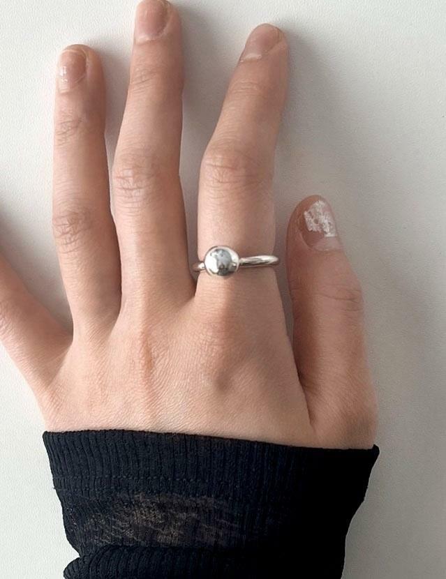 BIG CANDY RING (SILVER) - HAGO(하고)