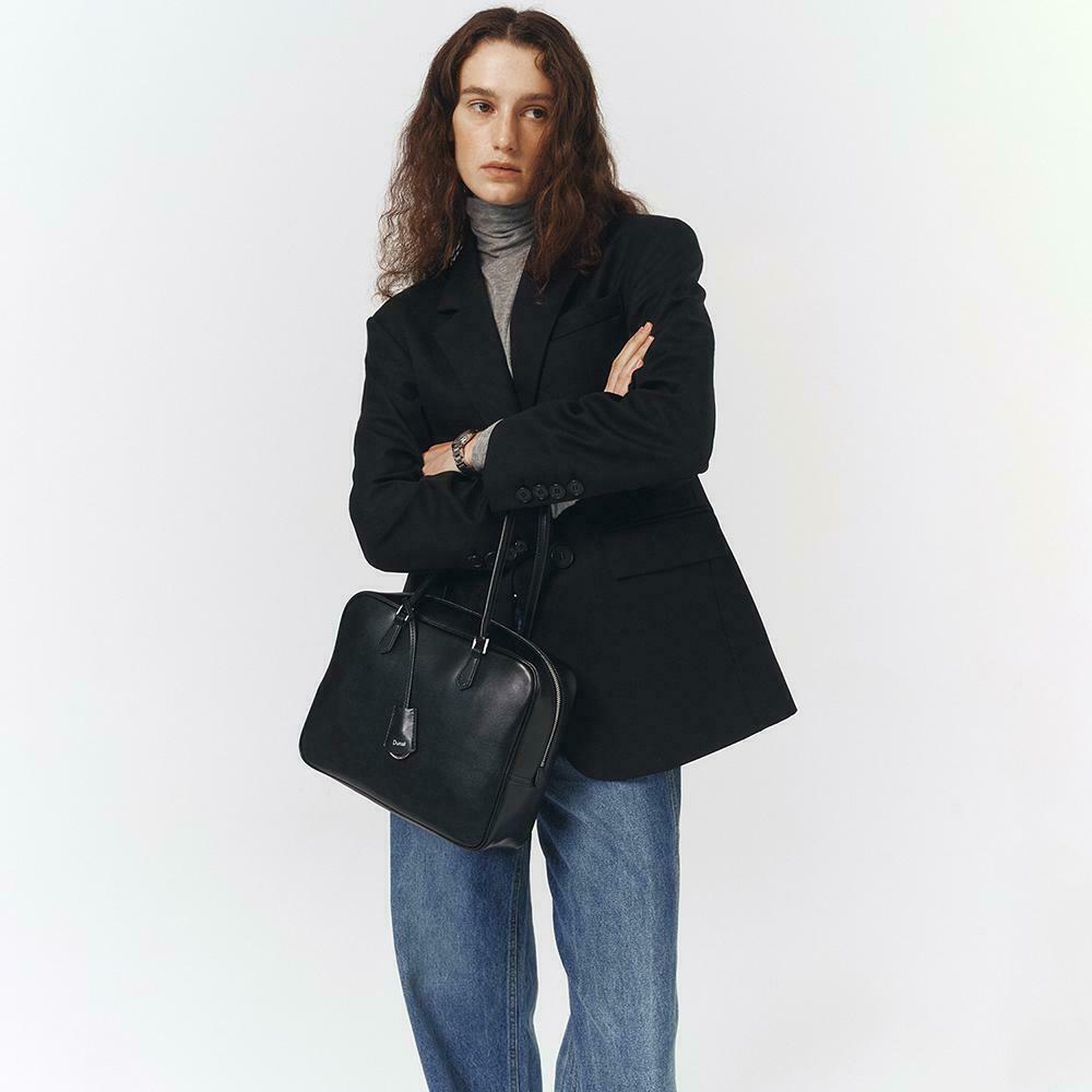 ESSENTIAL 2 BUTTON WOOL BLAZER BLACK_UDJA3C202BK - HAGO(하고)