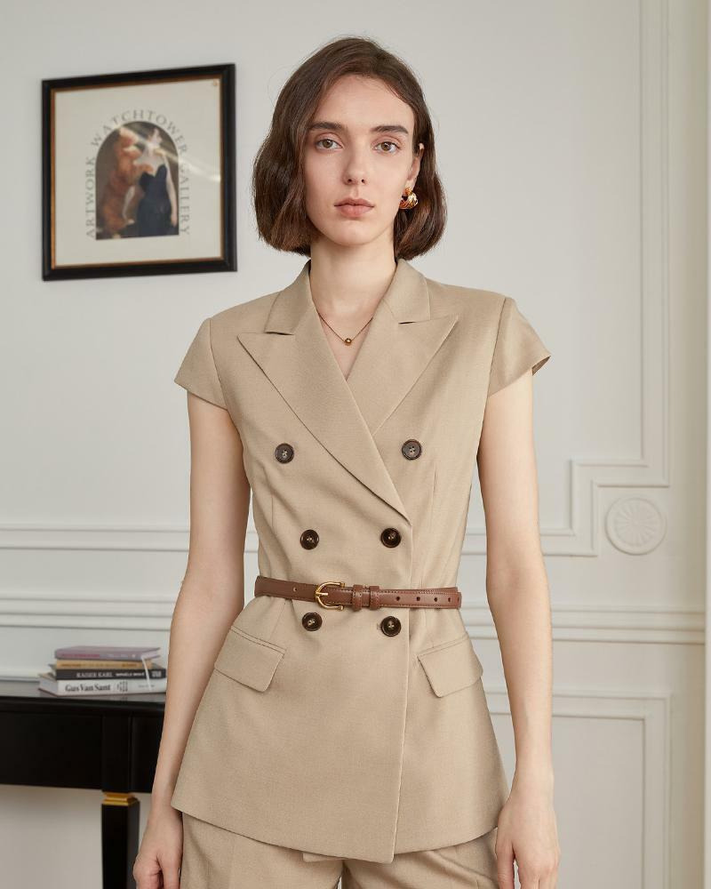 YY_Modern casual double button jacket - HAGO(하고)