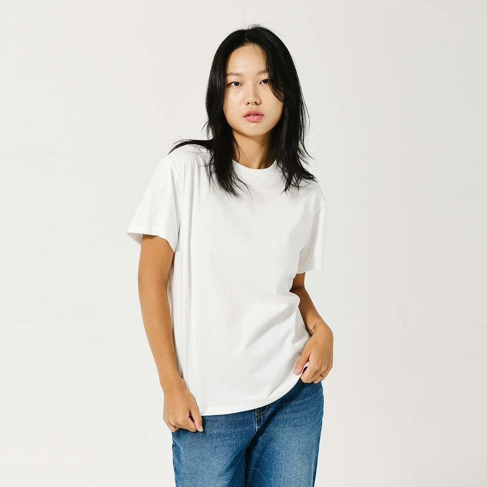 Basic Half Sleeve T-Shirts [WHITE] - 하고