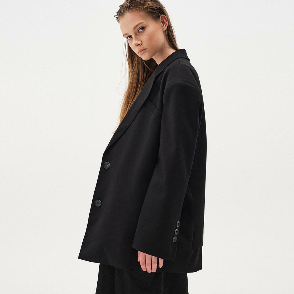 배색 테일러드 자켓_2colors - HAGO(하고)