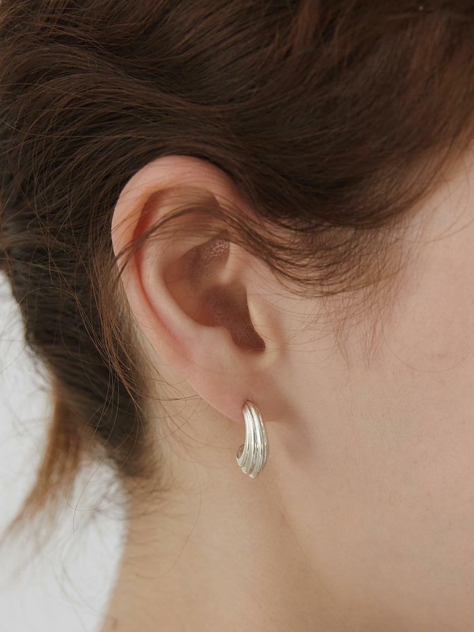 [silver925]Shell earring - HAGO(하고)