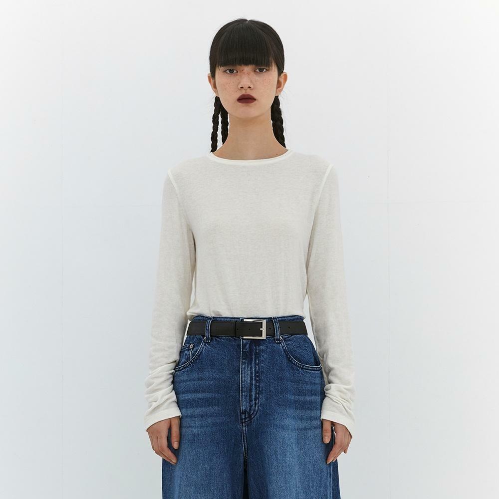 BASIC SLEEVE TOP (IVORY) - HAGO(하고)