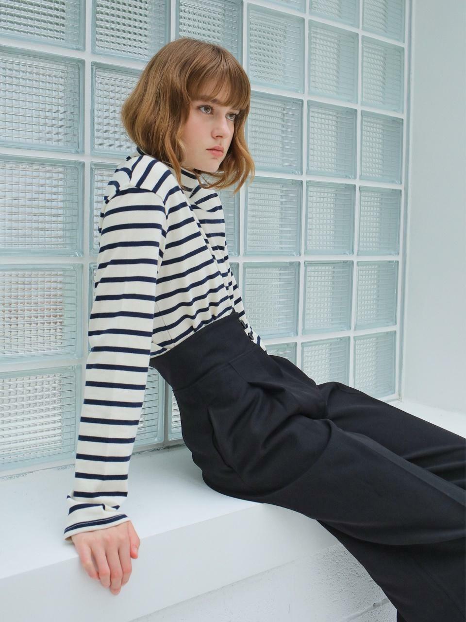 STRIPE TURTLENECK / 4COLORS - HAGO(하고)