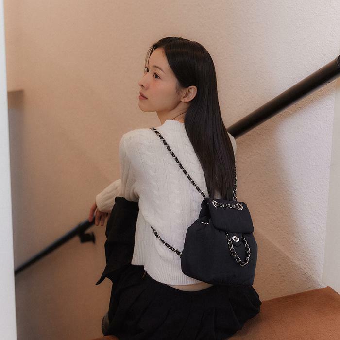[5%중복쿠폰]ANC PADDING CLASSIC BACKPACK_BLACK - HAGO(하고)