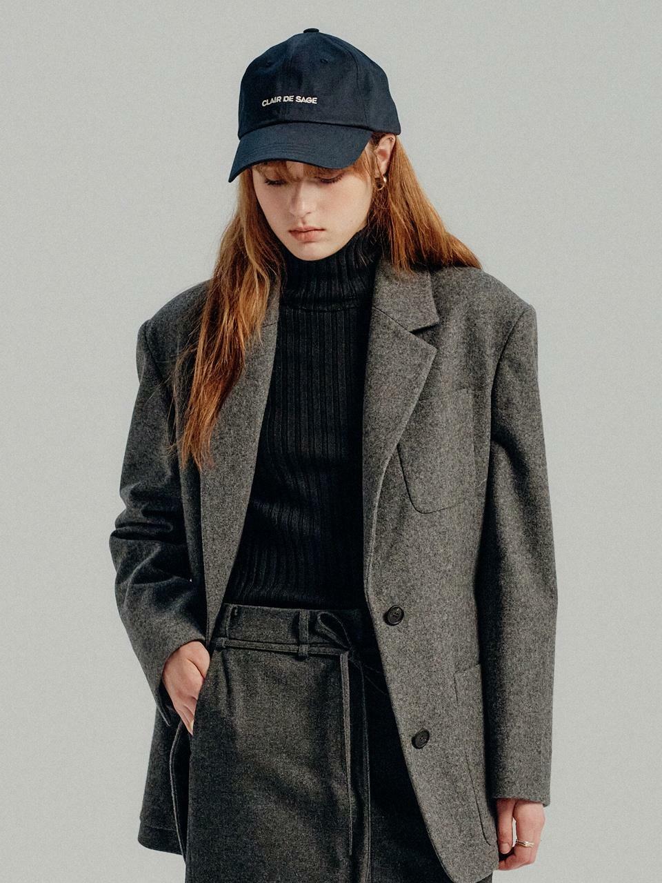 OVERFIT OUTPOCKET JACKET - CHACOAL - HAGO(하고)