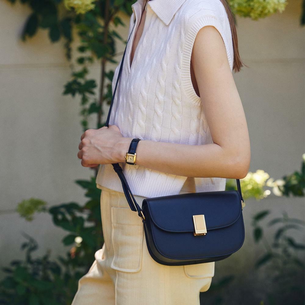 Half moon building bag-black - HAGO(하고)