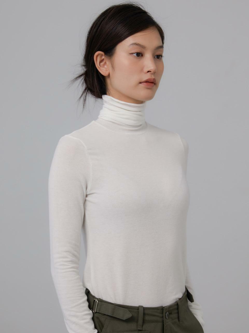 WOOL TURTLE TEE_IVORY - HAGO(하고)