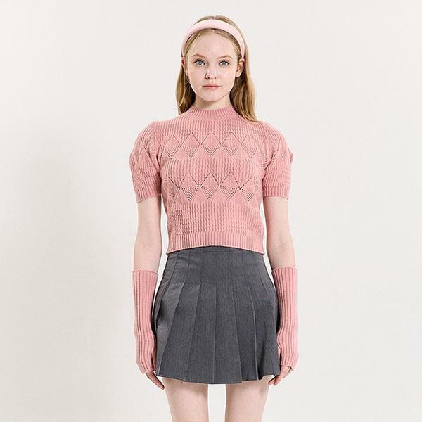 PUFF WARMER SWEATER_PINK - HAGO(하고)