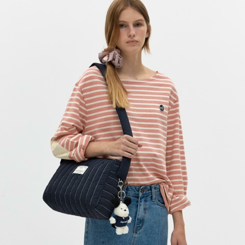 leger bag (cross-body) - navy - HAGO(하고)