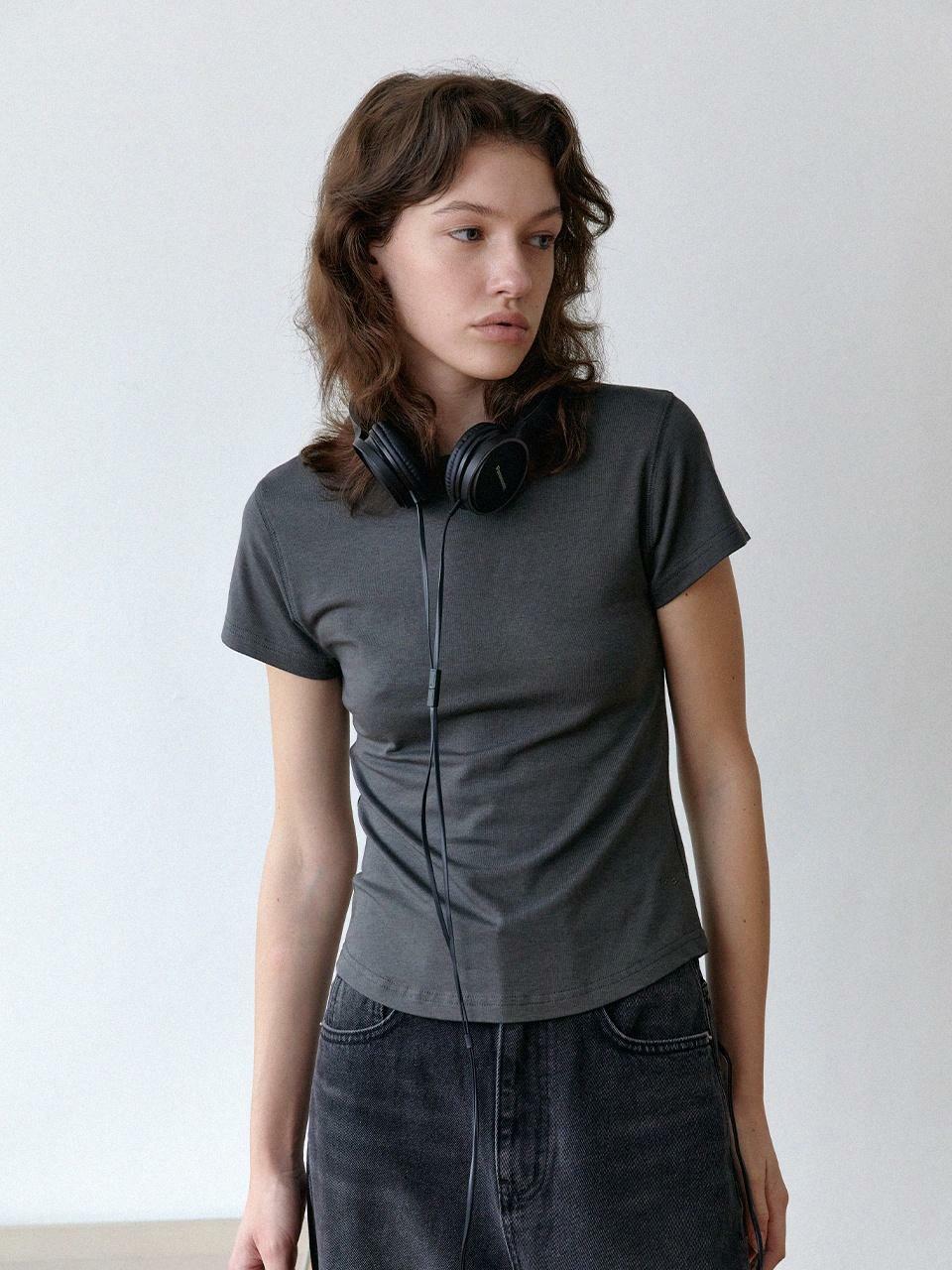 g.b.c soft tee - grey - HAGO(하고)