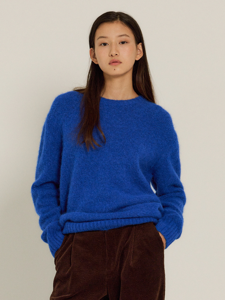 Moma Wool Sweater (Blue) - HAGO(하고)