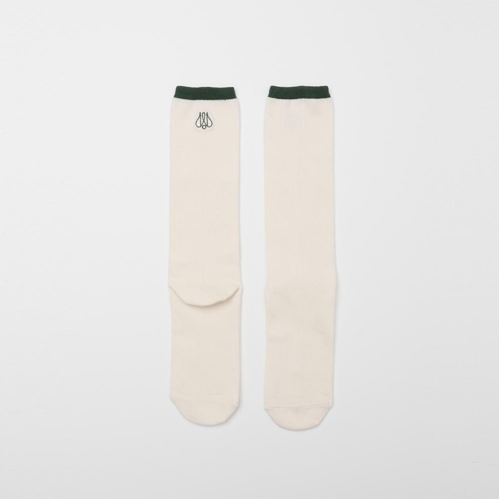 LOGO COLOR BLOCK SOCKS_IVORY - HAGO(하고)