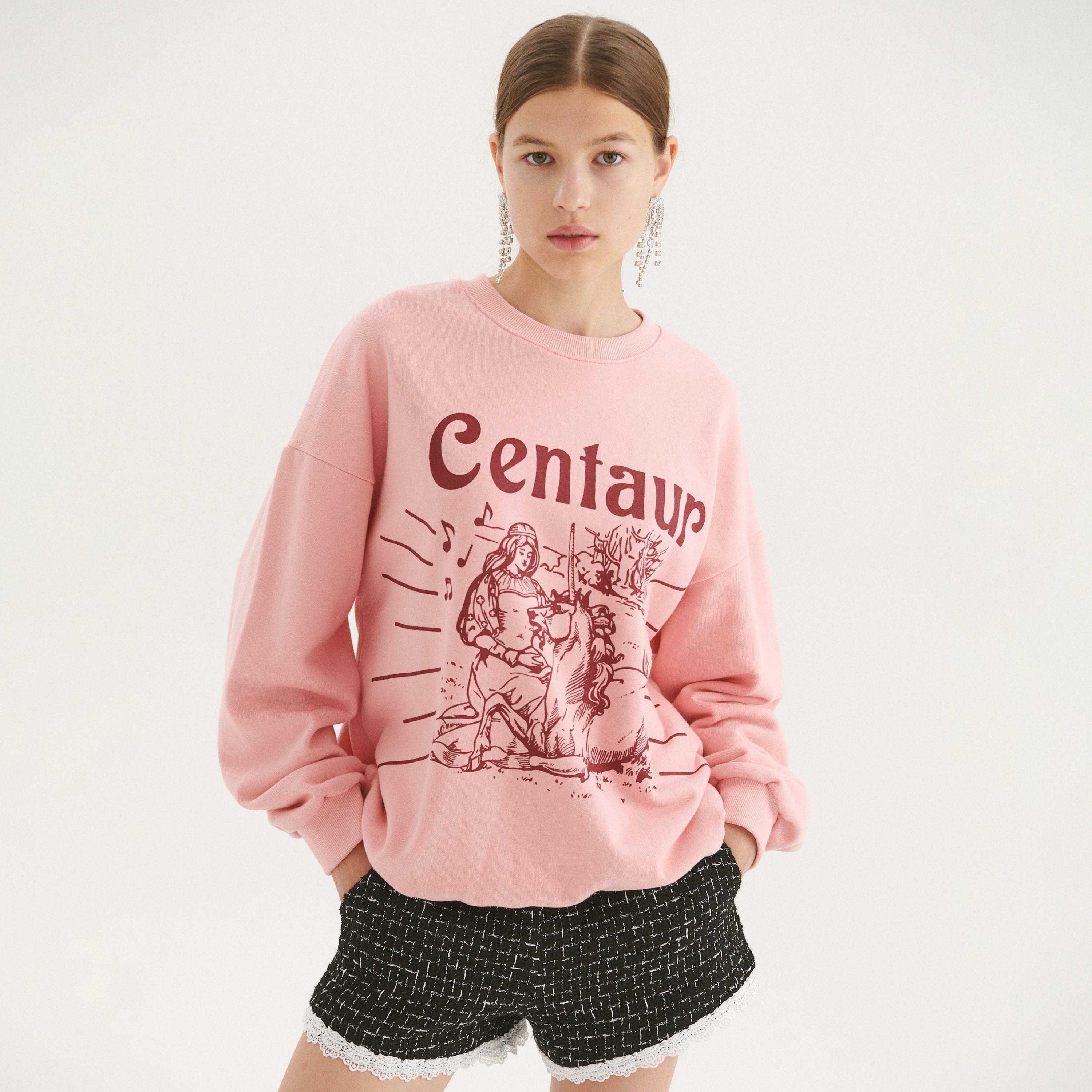 CENTAUR STORY SWEATSHIRT__NEW PINK - HAGO(하고)