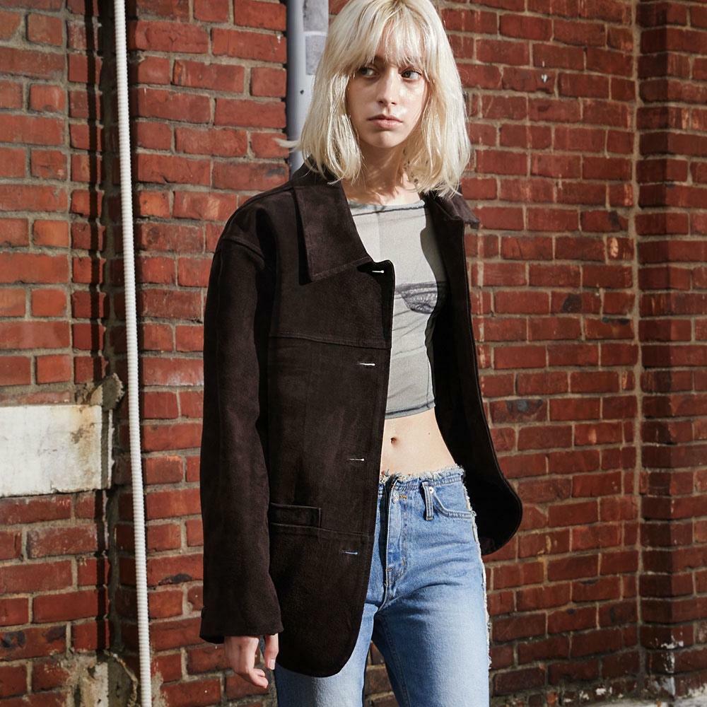 ROSINA SUEDE JACKET - HAGO(하고)