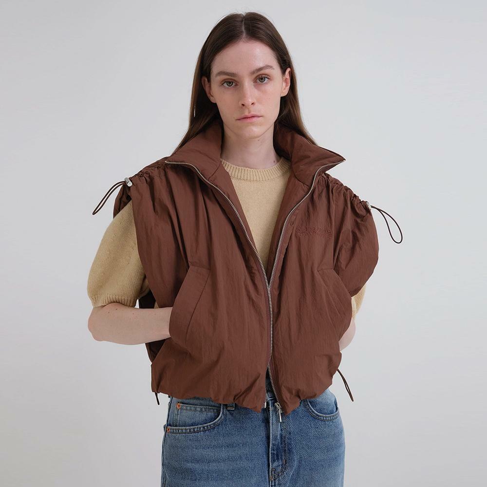 WIND VEST PADDING (BROWN) - HAGO(하고)