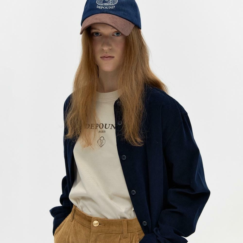 basic corduroy shirts - navy - HAGO(하고)