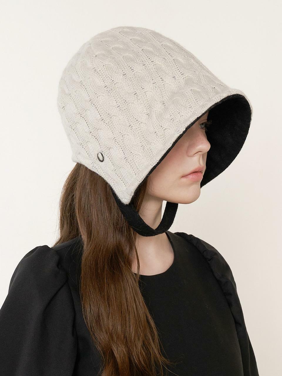 Strap Bonnet - Tricot Ivory - HAGO(하고)