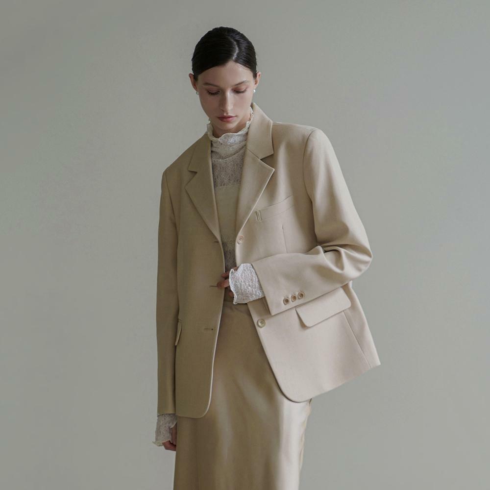 Vanessa Button Formal Jacket - 하고(HAGO)