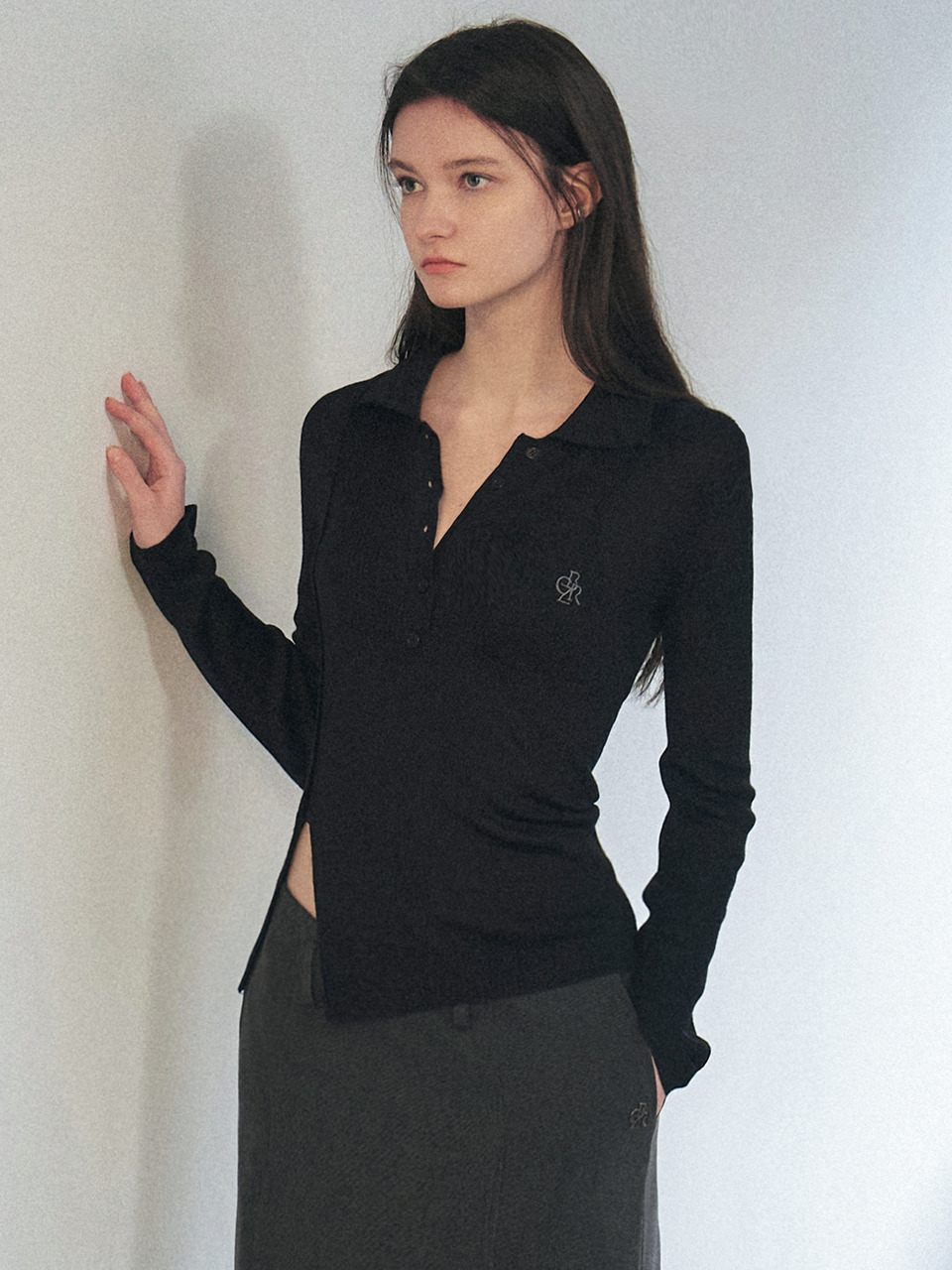 브리즈 카라 니트_BLACK - HAGO(하고)