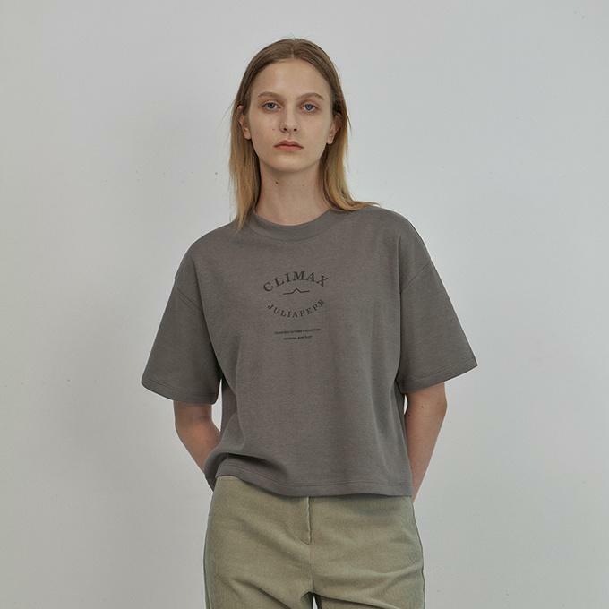 CLIMAX Crop Top (Charcoal) - HAGO(하고)