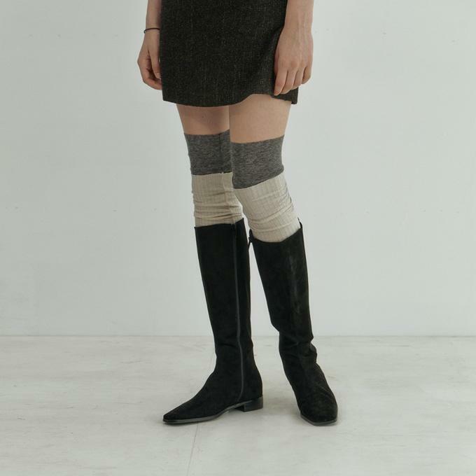 Classy Layered Leg Wammer (Beige) - 하고