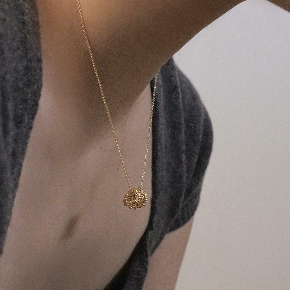 Coil Ring Necklace_Gold - 하고(HAGO)