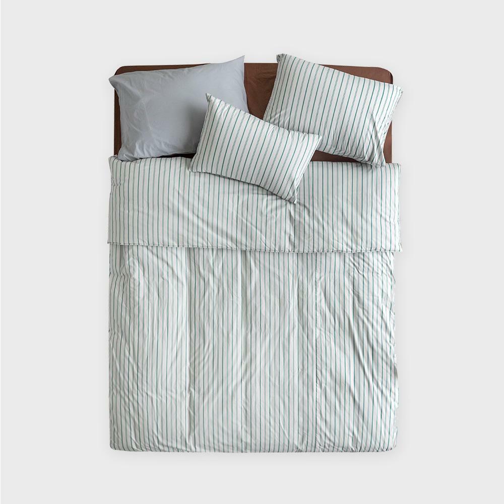 쟈뎅 에디션 차렵이불 - 올리브 리프 - Q (200X230) - HAGO(하고)