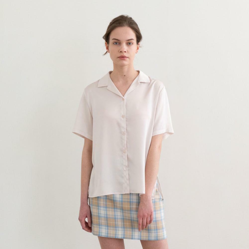 [리퍼브] SILKY BASIC SHIRT IVORY - HAGO(하고)