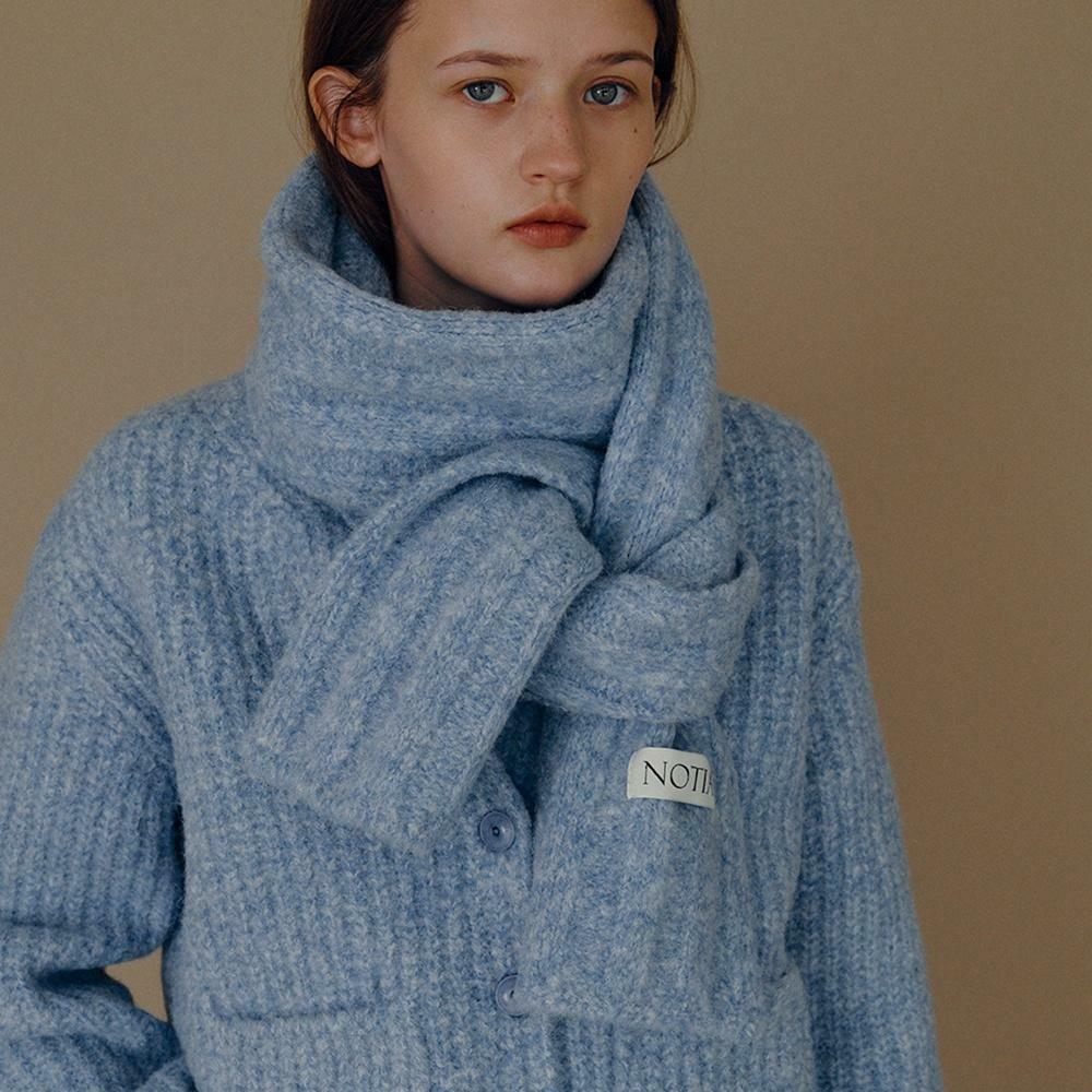 SOFT SNUG MUFFLER - BLUE - HAGO(하고)