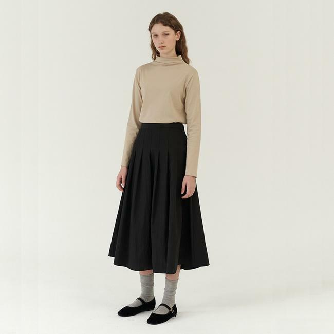 flare skirt-black - HAGO(하고)