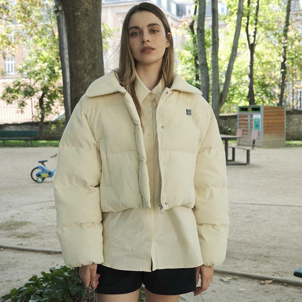 ANC CORDUROY PADDING JUMPER_IVORY - HAGO(하고)