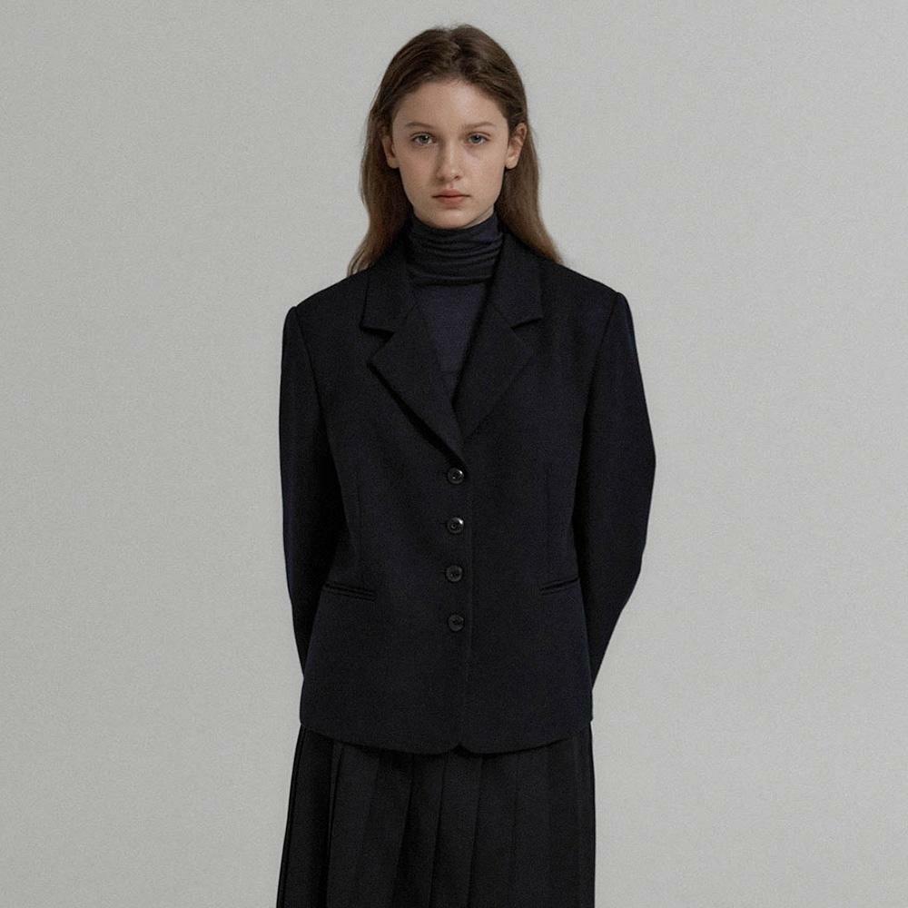 Meryl wool jacket (Navy) - HAGO(하고)