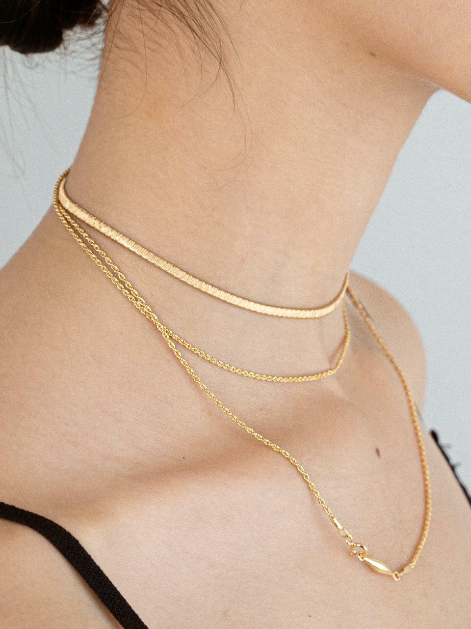 line choker(gold) - HAGO(하고)