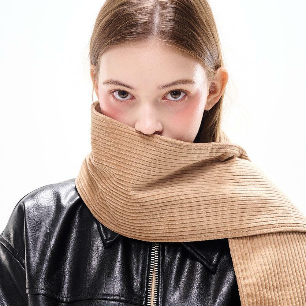 CORDUROY MUFFLER [BEIGE] - HAGO(하고)