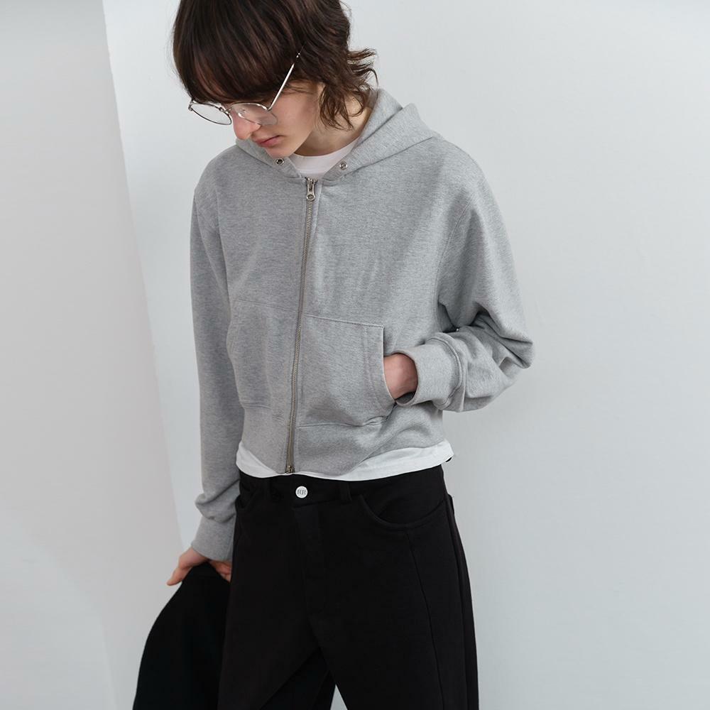 NAPPING CROP HOODIE ZIP UP - HAGO(하고)