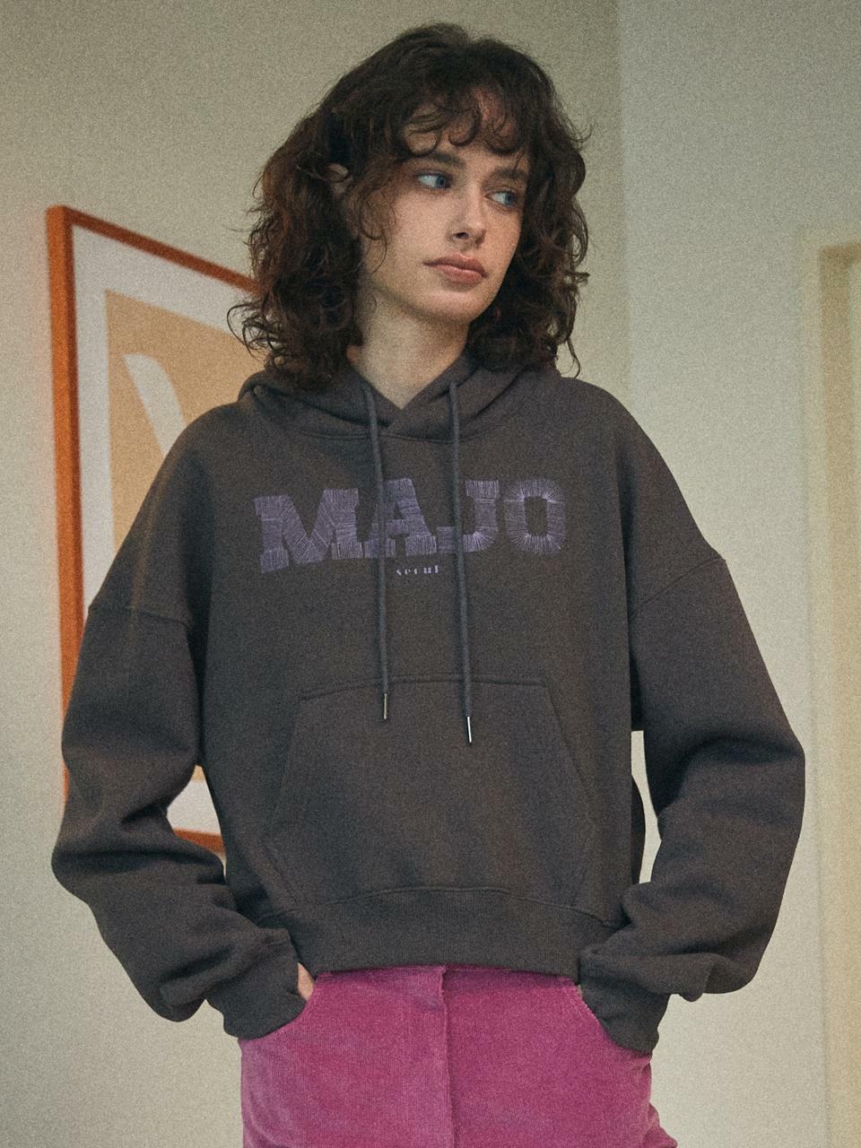 MAJO Drawing Hoodie [Charcoal] - HAGO(하고)