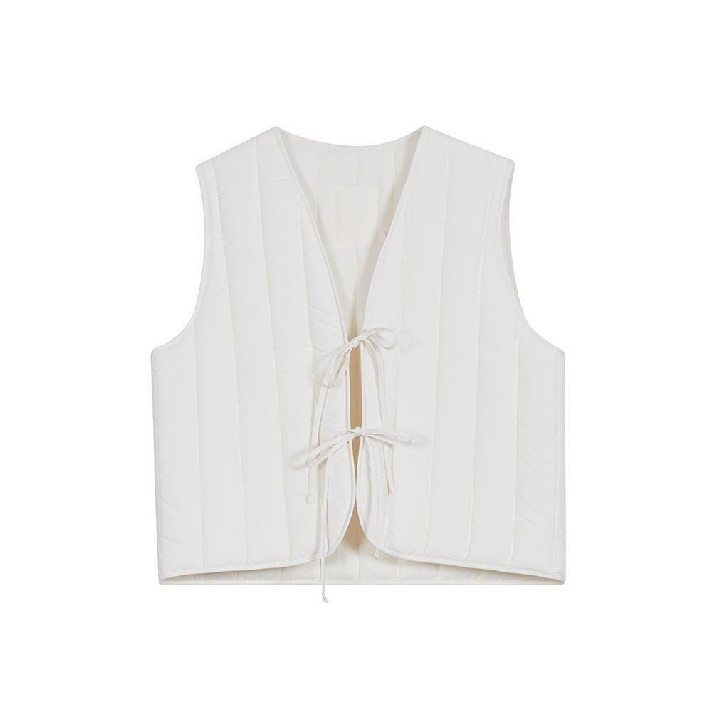 PADDED VEST_IVORY - HAGO(하고)