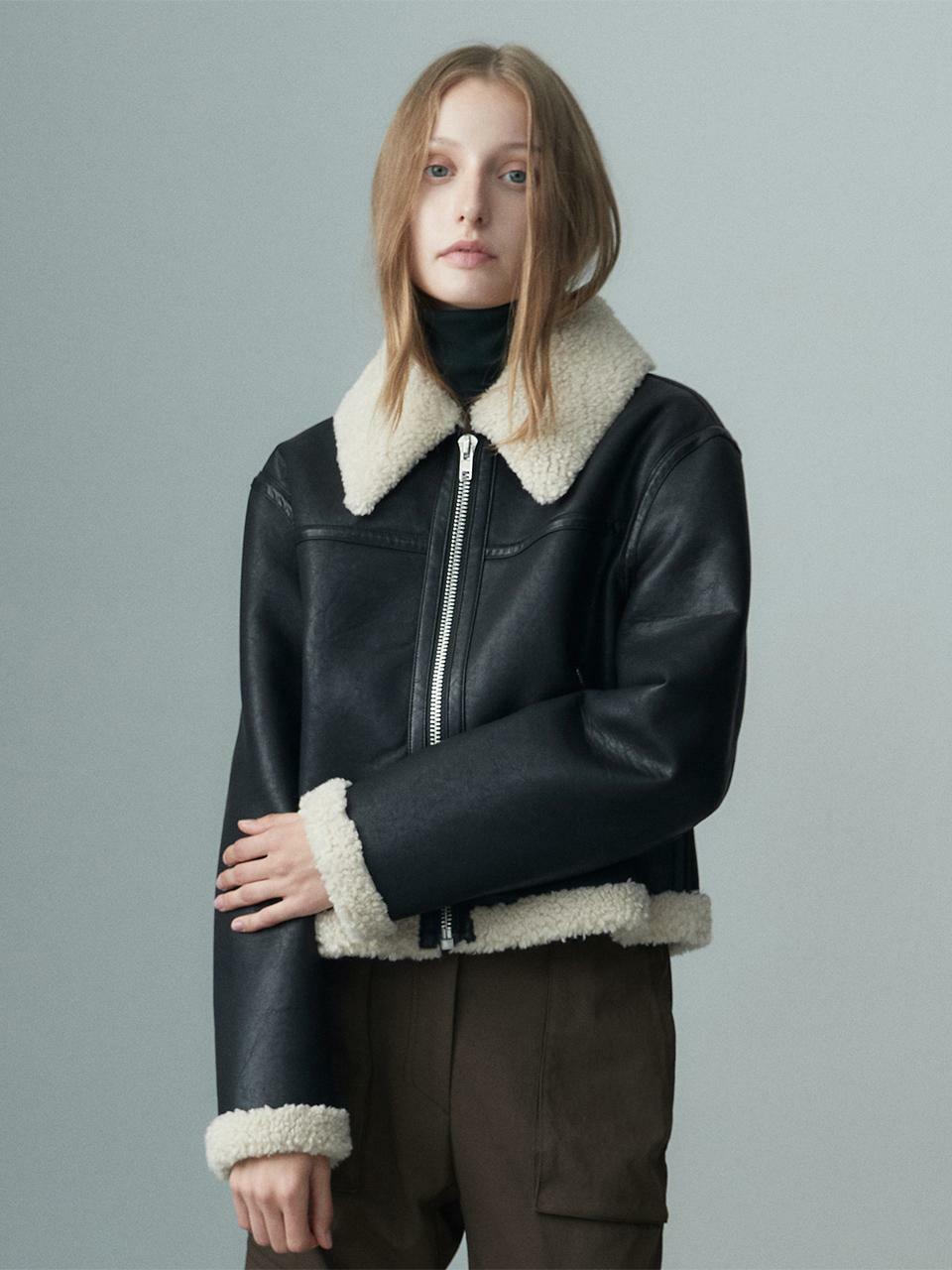 DOUBLE FACED AVIATOR JACKET - HAGO(하고)