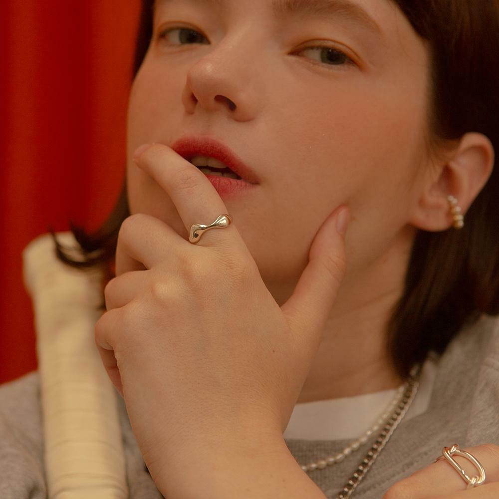 925 Wave Ring - HAGO(하고)