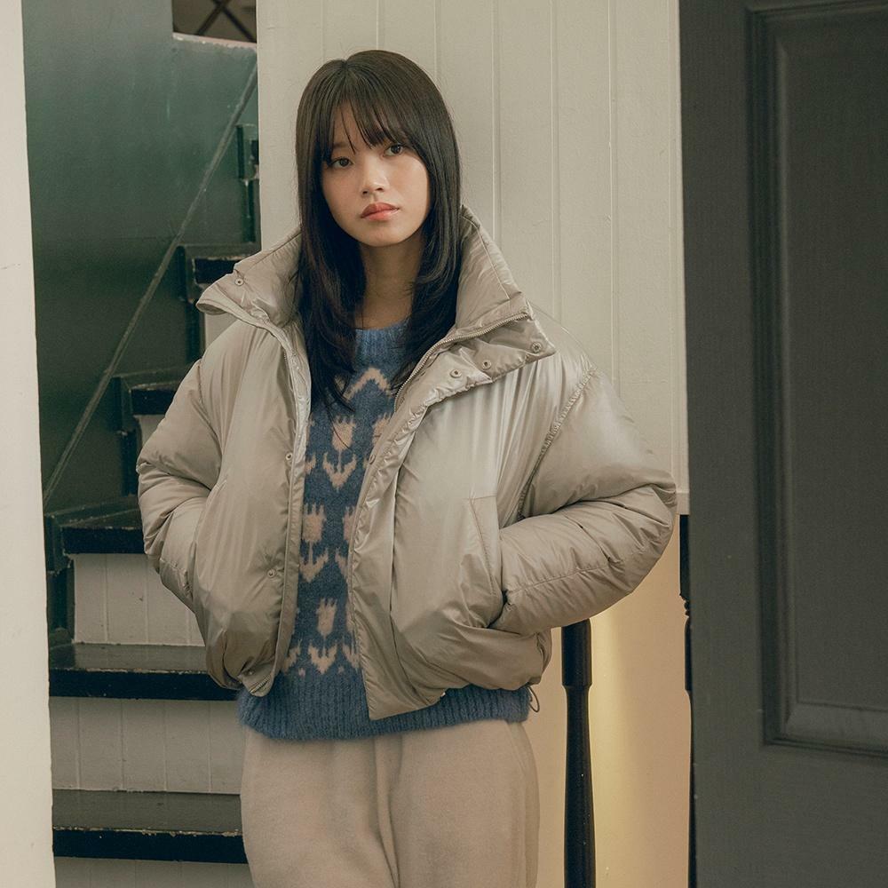 O3723 Fleur down padding_Gray - HAGO(하고)