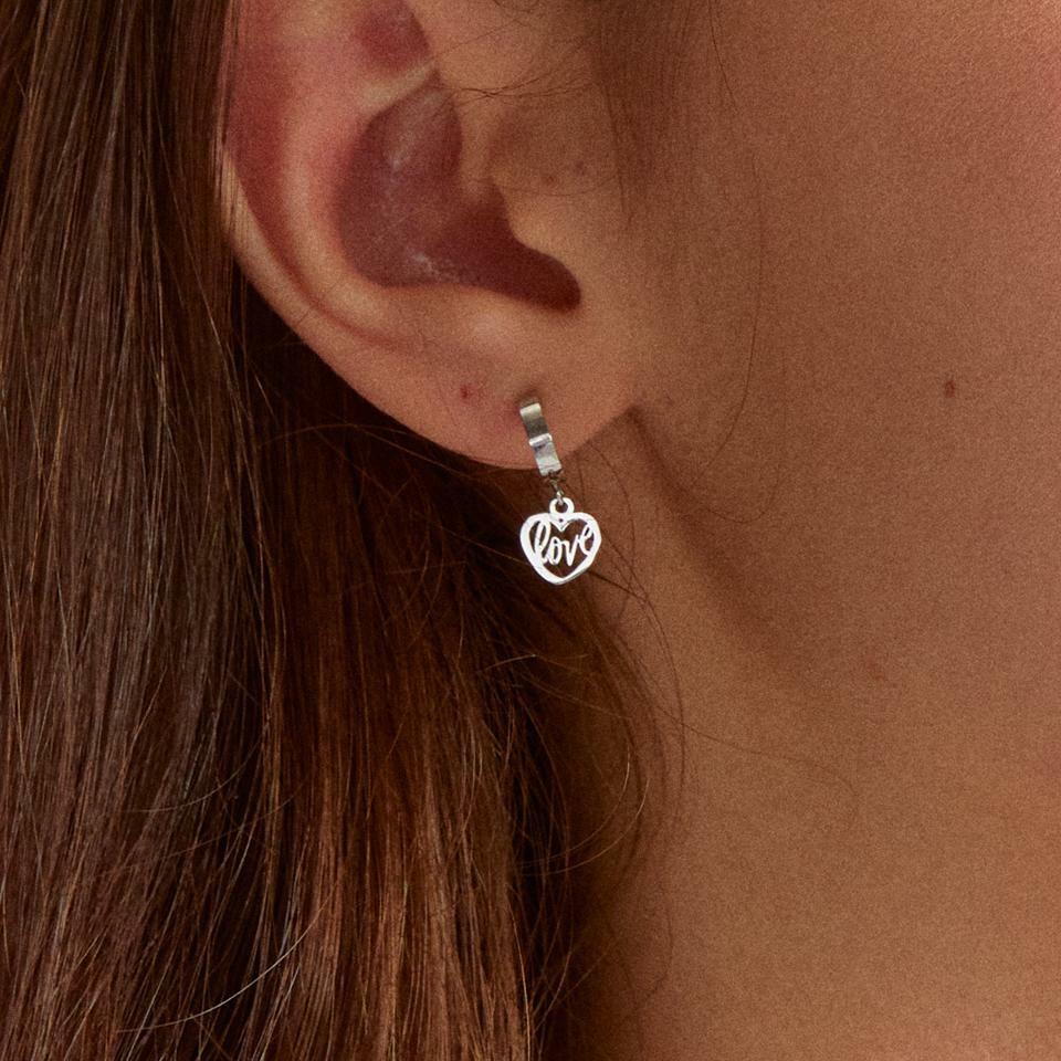 Love mini surgical earring - HAGO(하고)