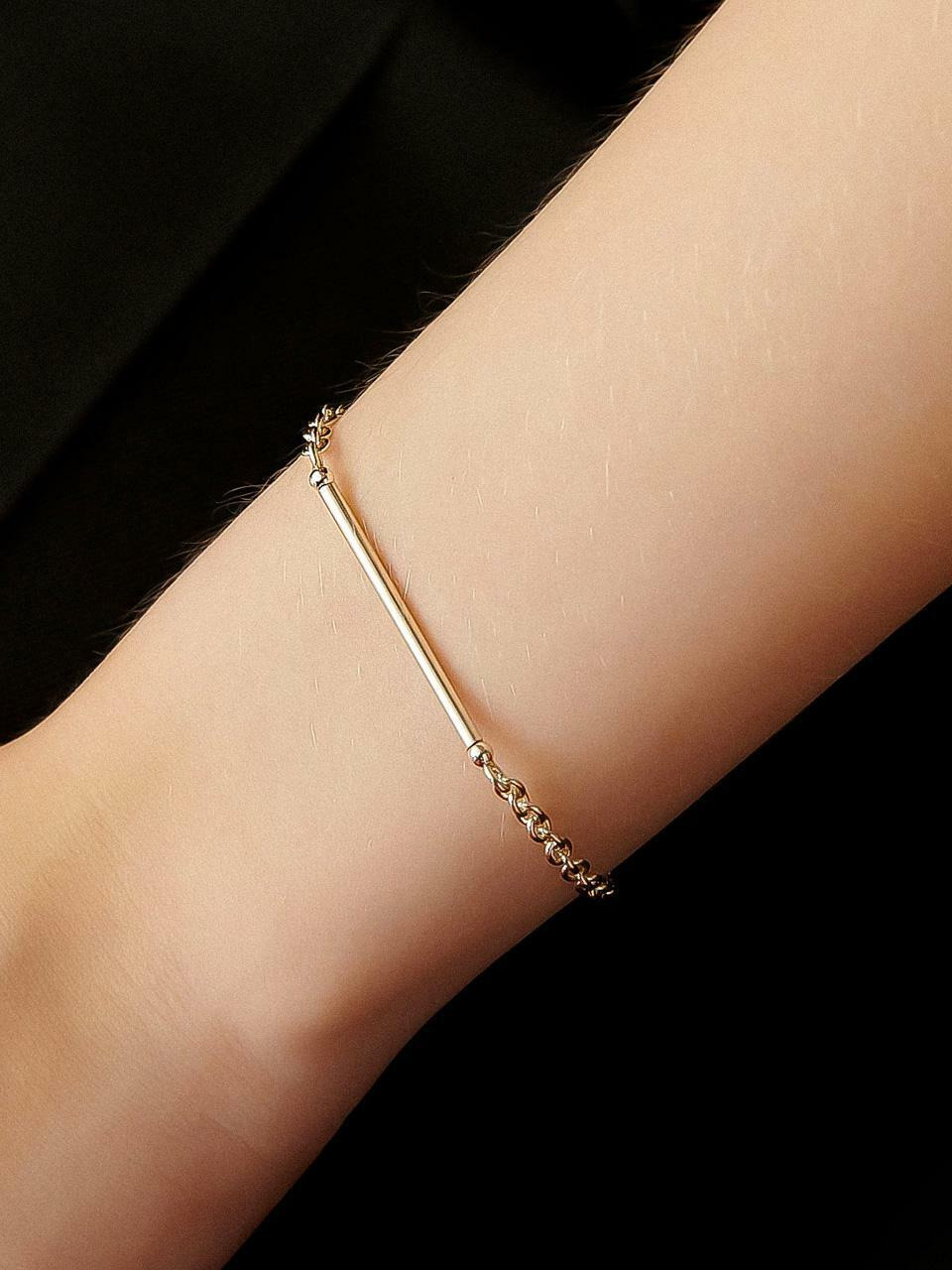 Magic Bar Silver Bracelet Ib296 [Silver] - HAGO(하고)