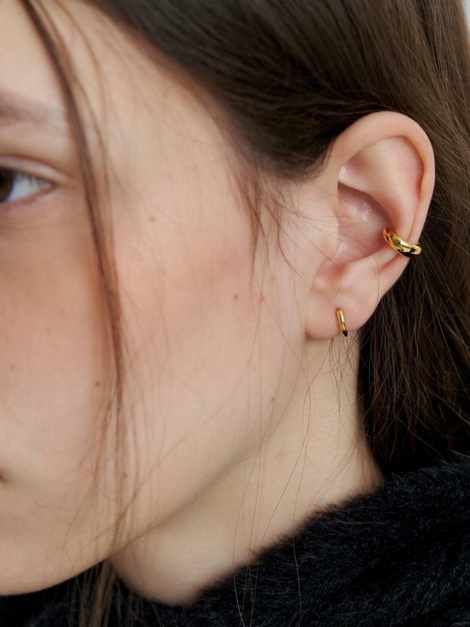 [Silver] Essential Earcuff (L233MER100) - HAGO(하고)