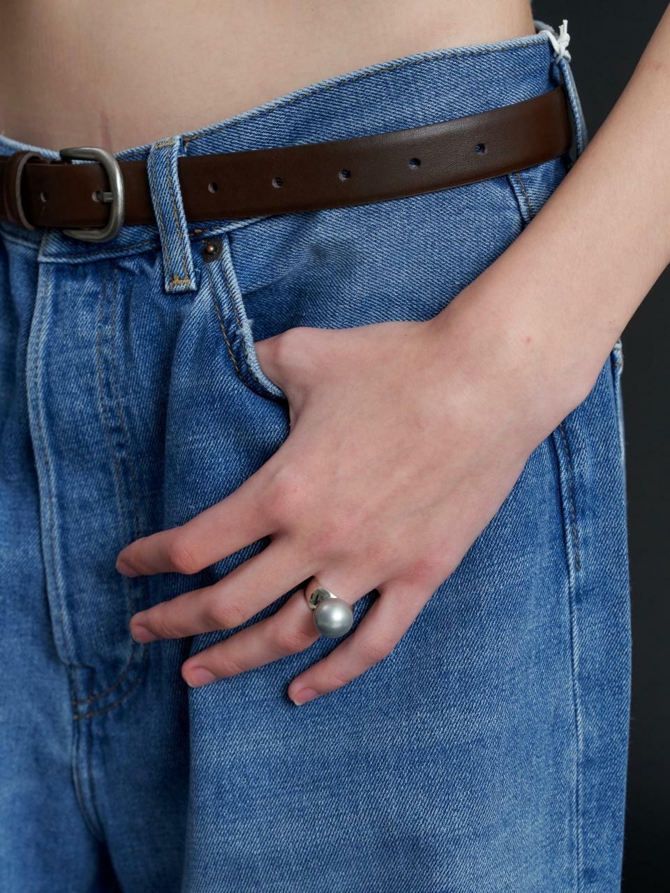 Essential Big Pearl Ring (L233MRI010) - HAGO(하고)