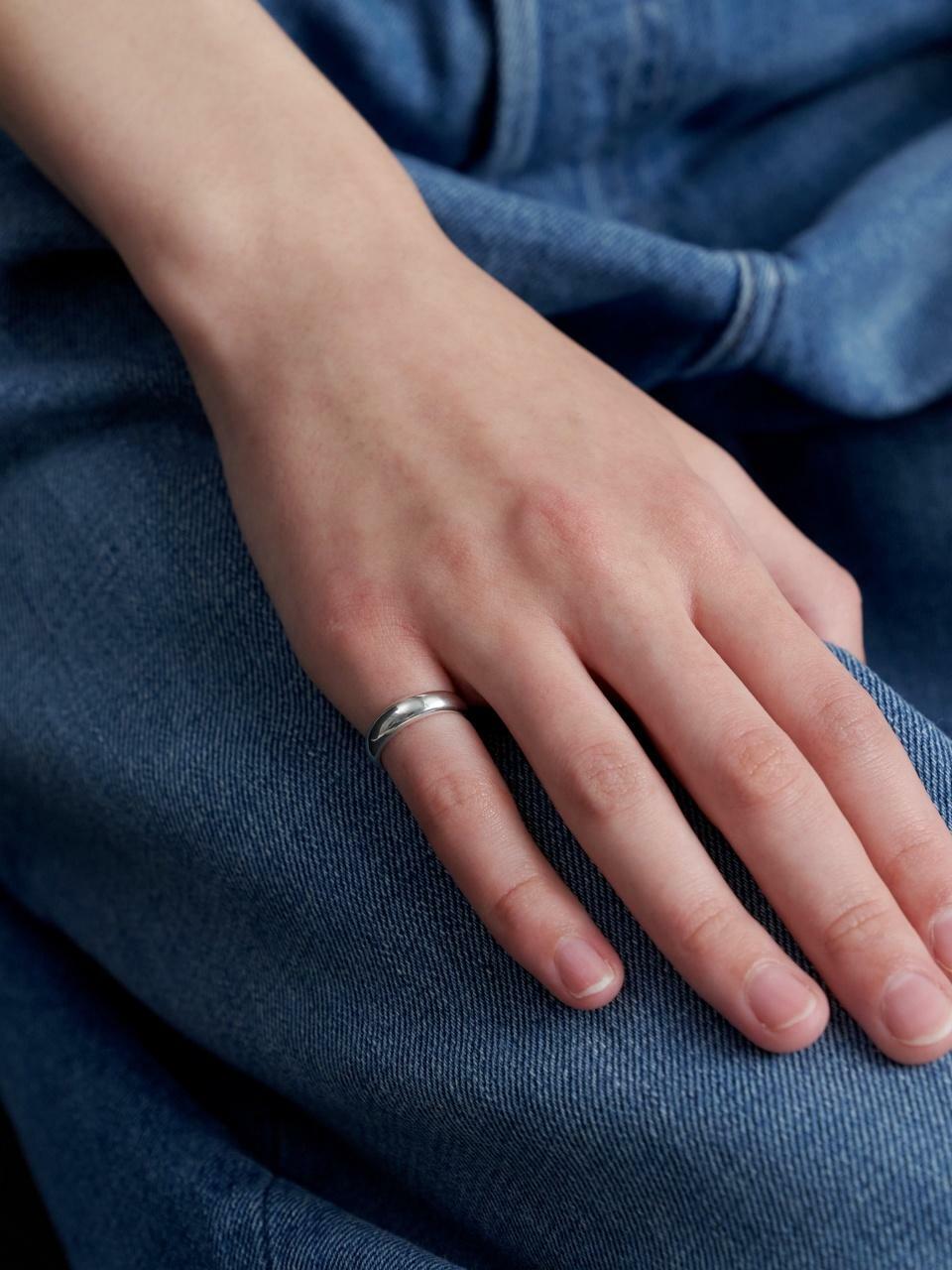 [Silver] Essential Pinky Ring (L233MRI020) - HAGO(하고)