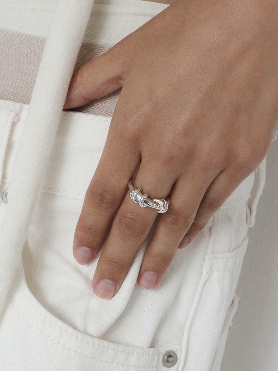 rough twist ring (L) - HAGO(하고)