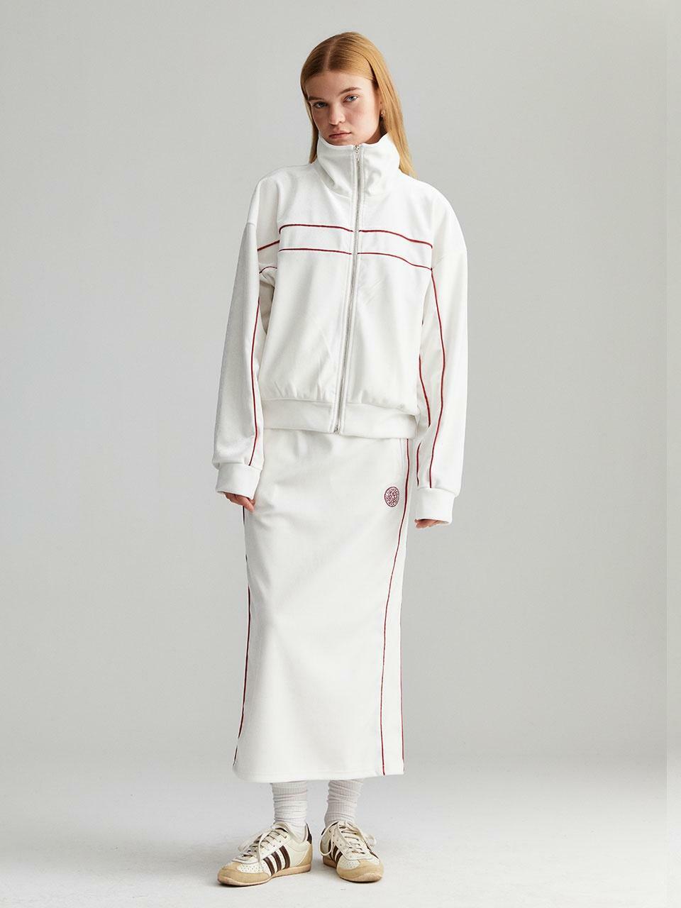 VELVET ZIP-UP TRACK SET [3COLOR] - HAGO(하고)