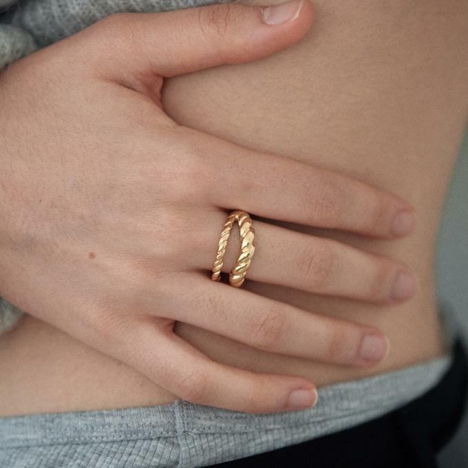 OLD ROPE RING II(GOLD) - HAGO(하고)