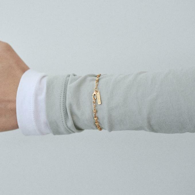 FINE KNOT BRACELET(GOLD) - HAGO(하고)